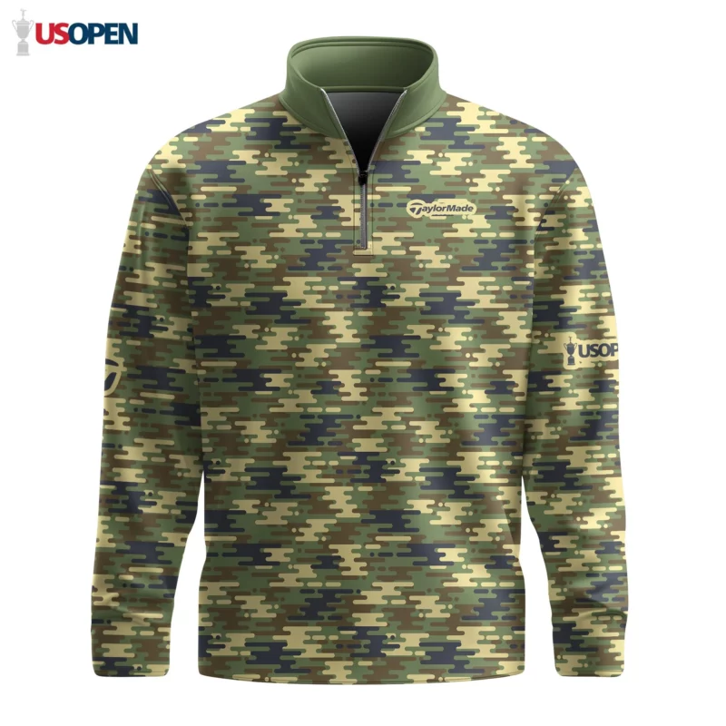 Golf 2026 Wave Camo Pattern AOP Quarter-zip Pullover LDLO19112522 – Cussby